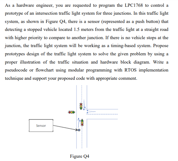 Solved As a hardware engineer, you are requested to program | Chegg.com