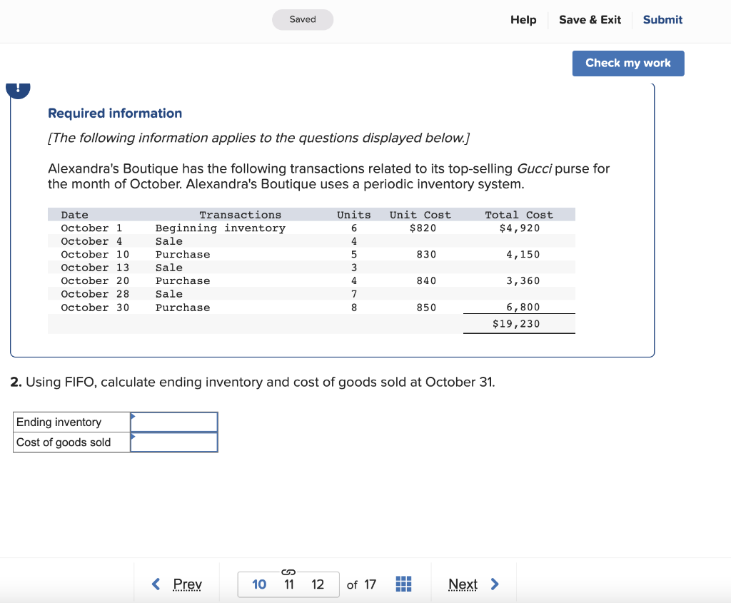 Solved 3. ﻿Using LIFO, calculate ending inventory and cost | Chegg.com