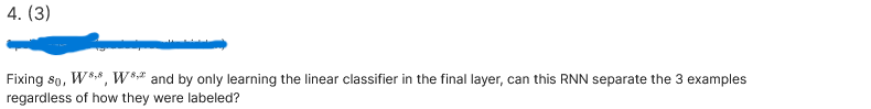 Solved Problem 4 Q Bookmark this page Recurrent neural | Chegg.com