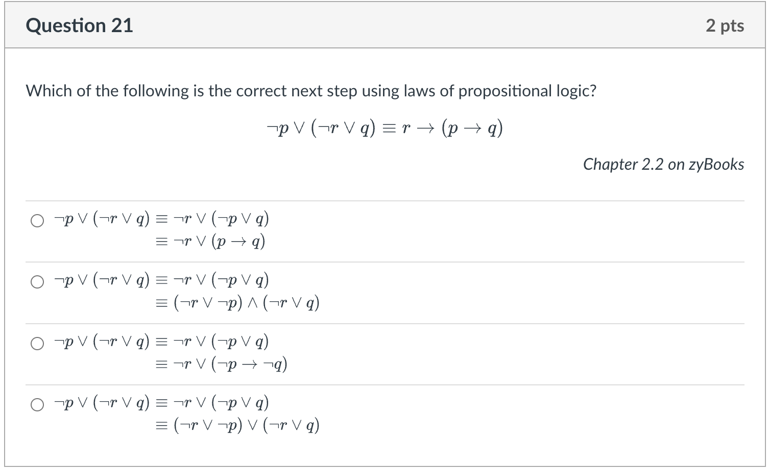[Solved]: Which of the following is the correct next step