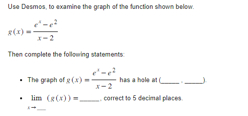 Solved Use Desmos, to examine the graph of the function | Chegg.com