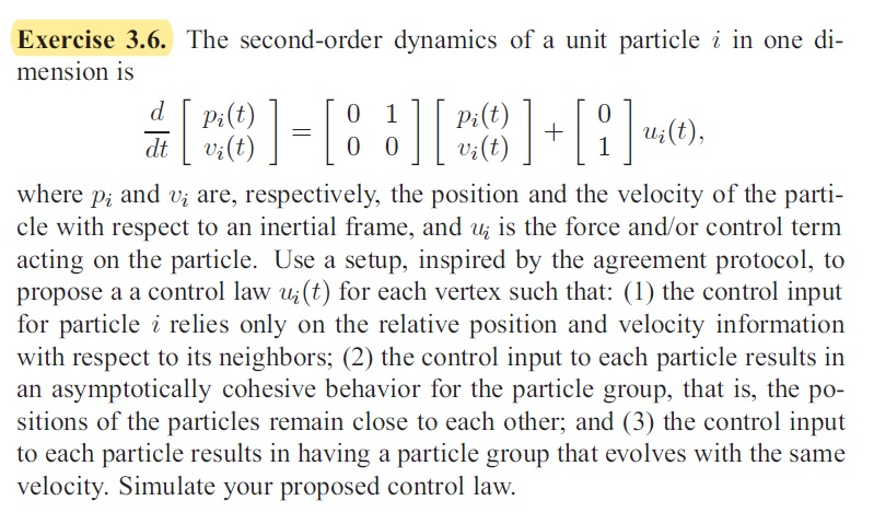 Exercise 3.6. The second-order dynamics of a unit | Chegg.com