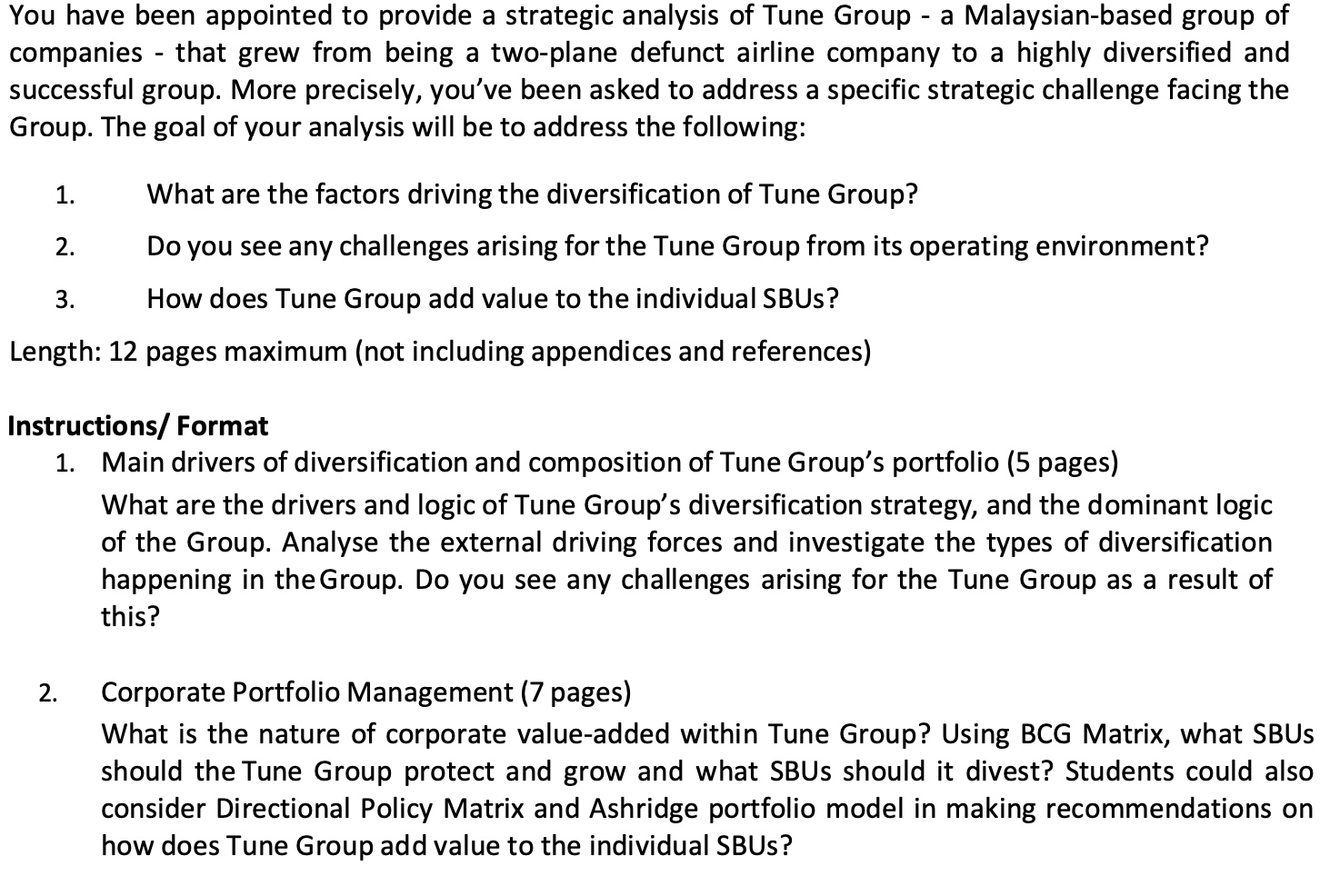 Solved You have been appointed to provide a strategic | Chegg.com