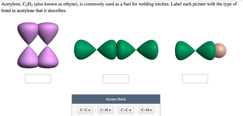 Solved Acetylene, C2H2 (also known as ethyne), is commonly | Chegg.com