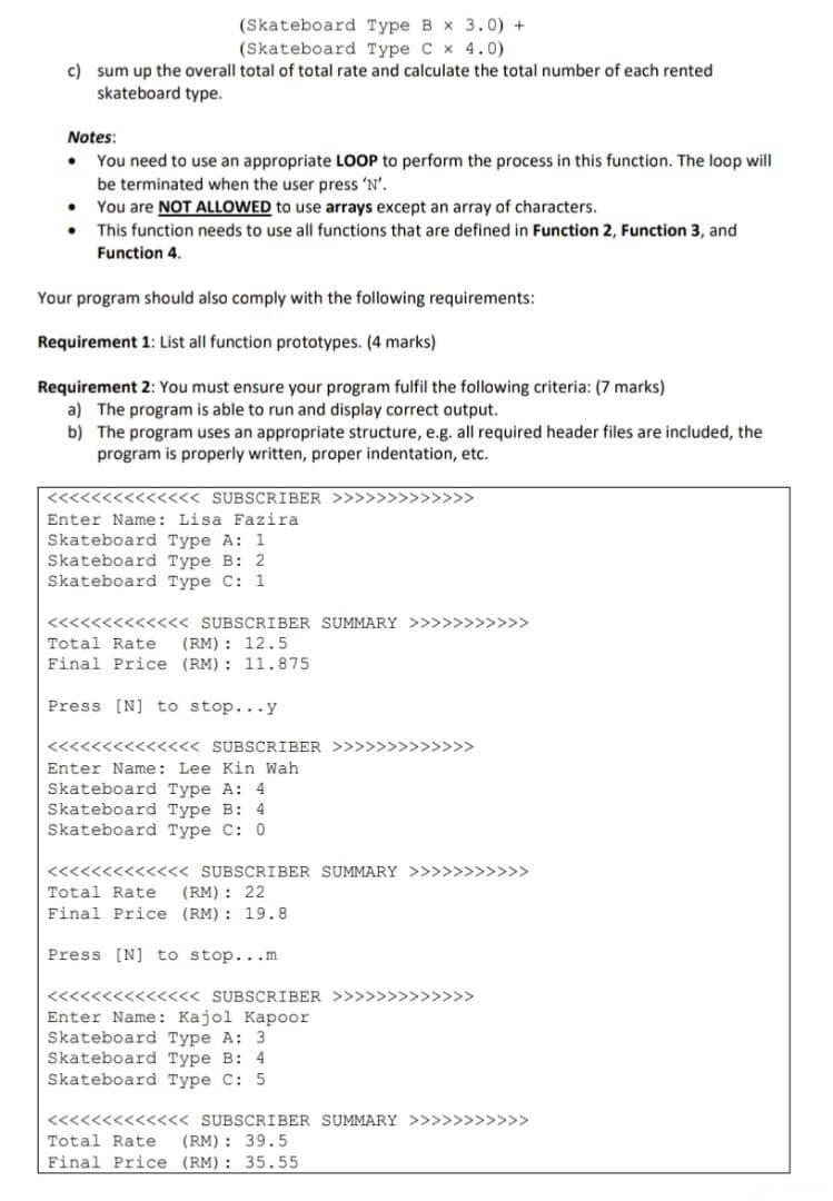 Solved Question (65 mark) You are required to develop a | Chegg.com