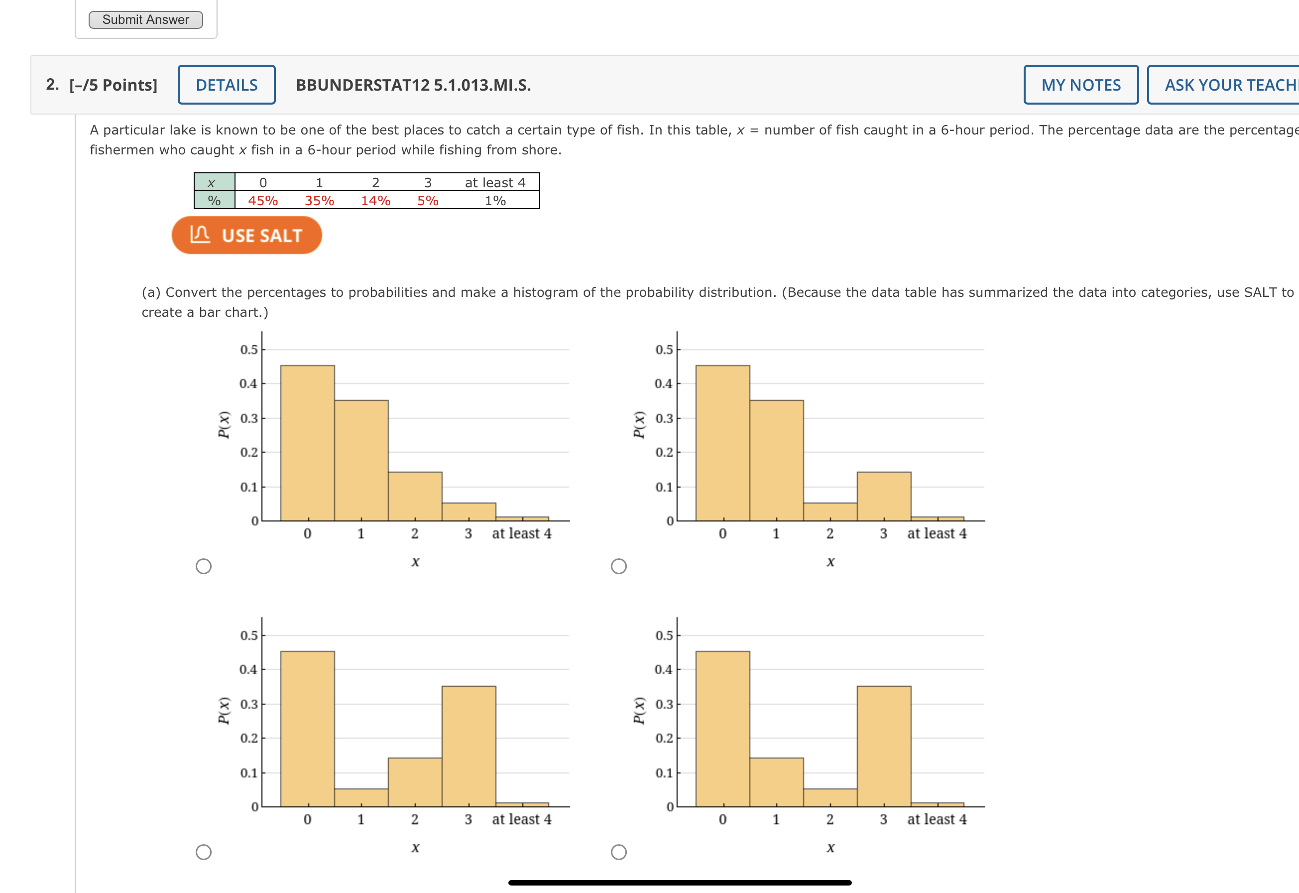 Solved (b) Find the probability that a fisherman selected at | Chegg.com