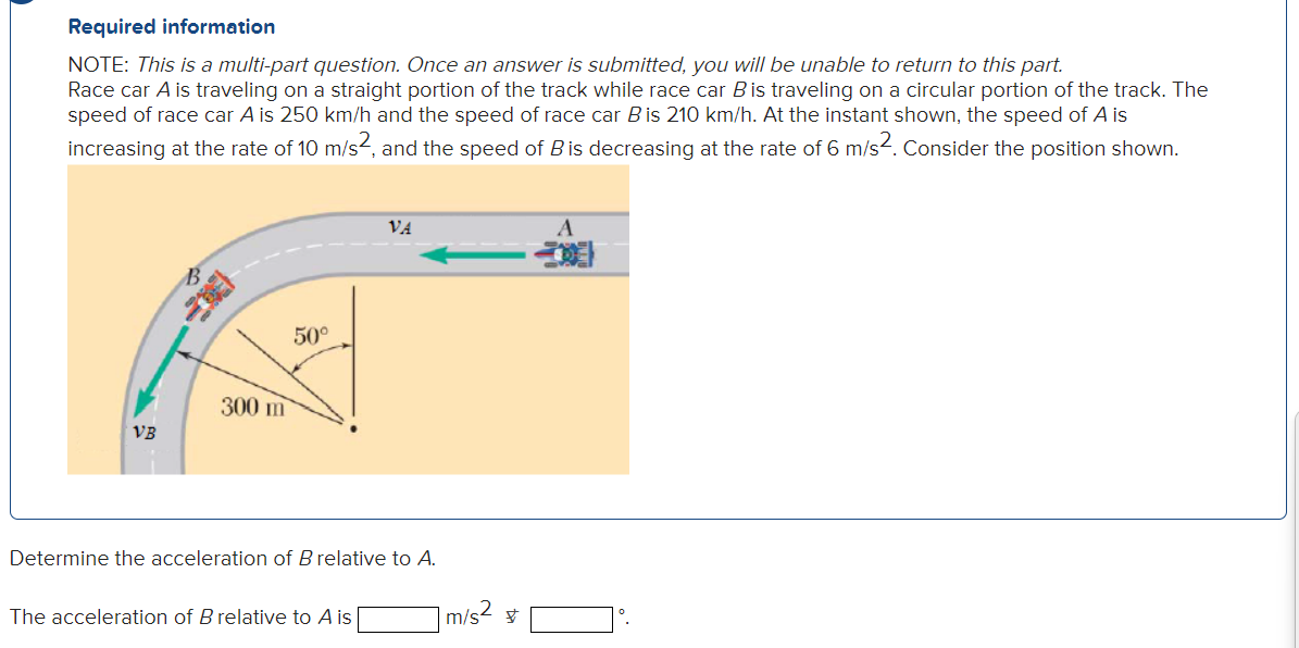Solved Required information NOTE: This is a multi-part | Chegg.com