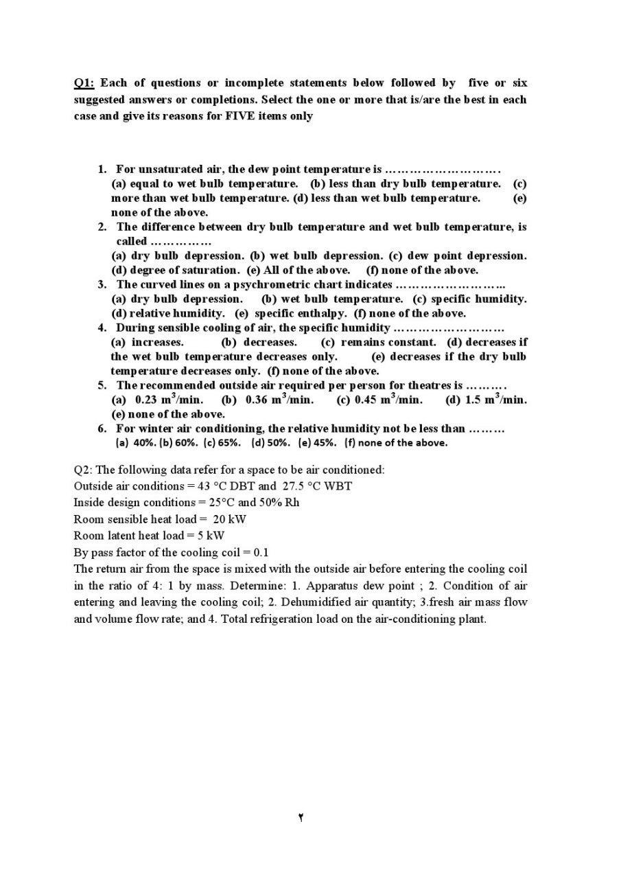 Solved Q1: Each of questions or incomplete statements below | Chegg.com