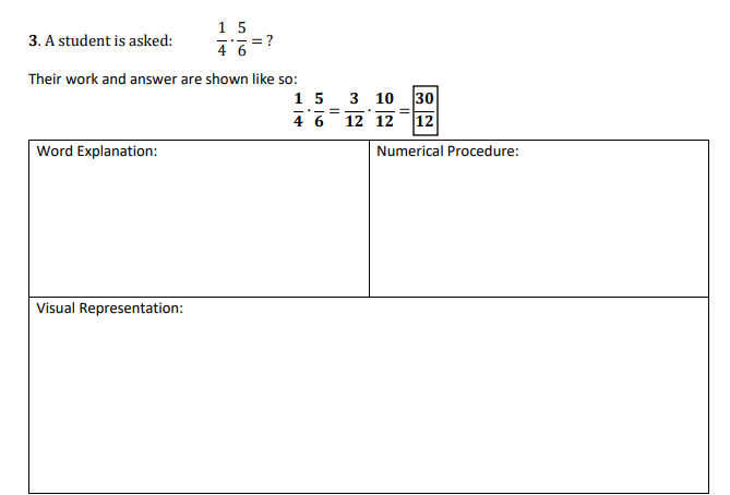 Solved 3. A student is asked: 41⋅65= ? Their work and answer | Chegg.com