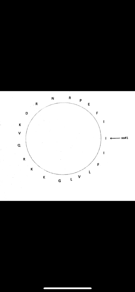 The following image is a helical wheel depiction of a | Chegg.com