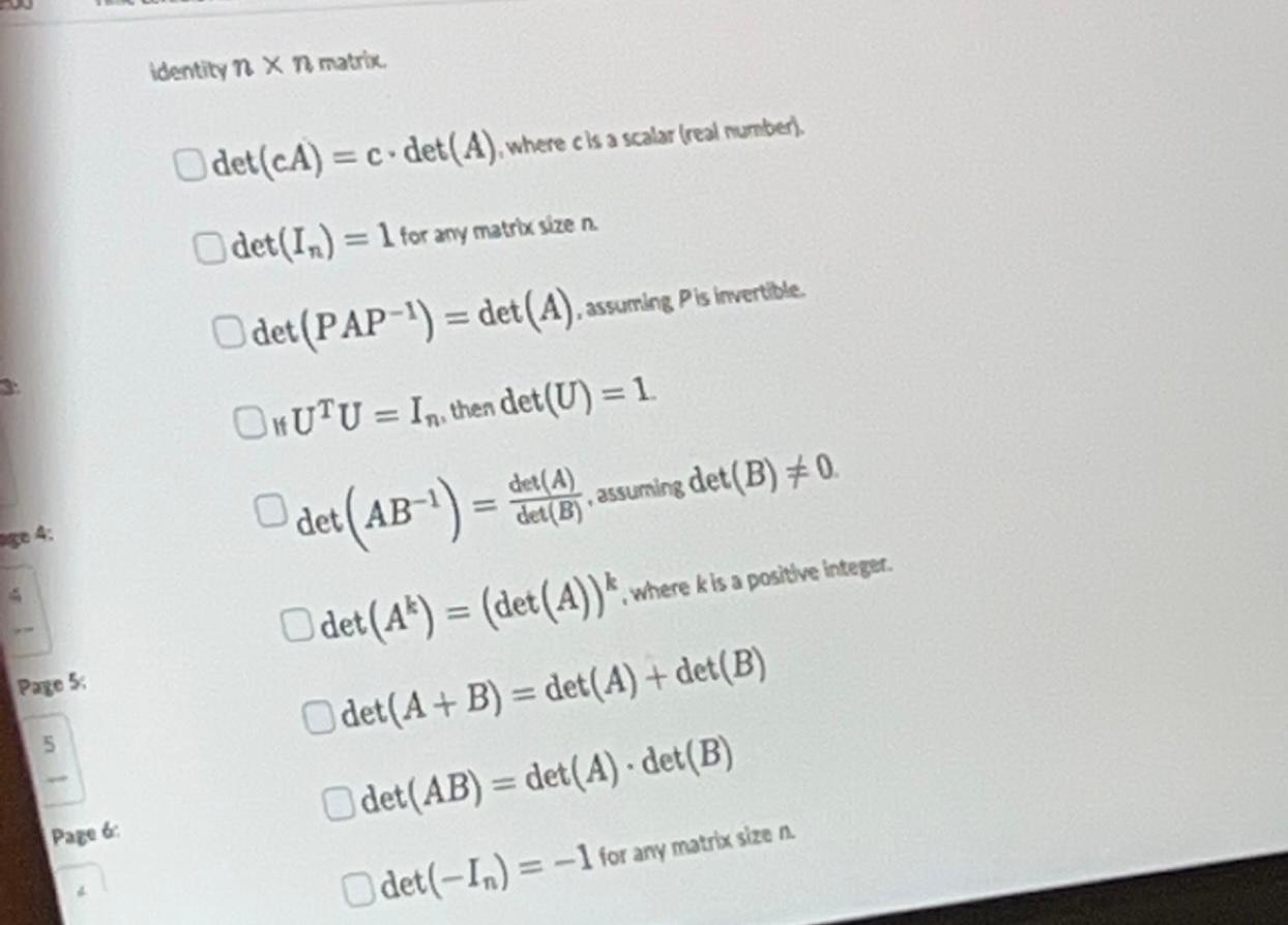 Solved From the list below, select all TRUE properties of | Chegg.com
