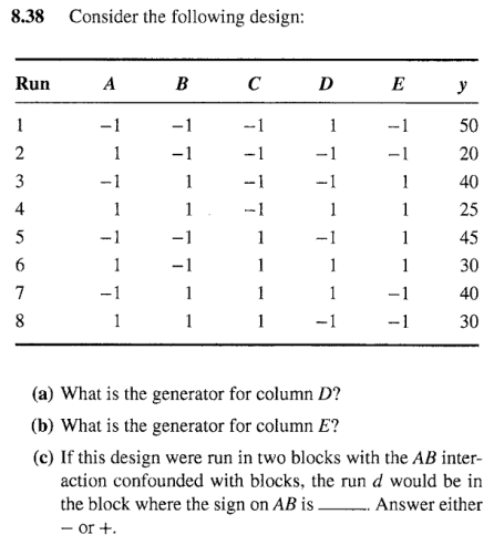 Solved 8.38 Consider the following design: (a) What is the | Chegg.com