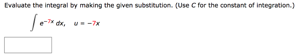 Solved Evaluate the integral by making the given | Chegg.com