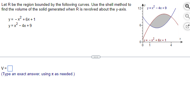 Solved Let R be the region bounded by the following curves. | Chegg.com