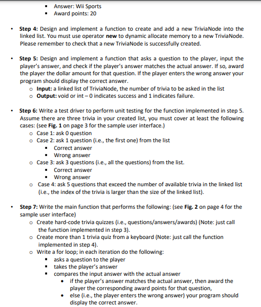 Solved Goals: • To learn how to use linked data structures | Chegg.com