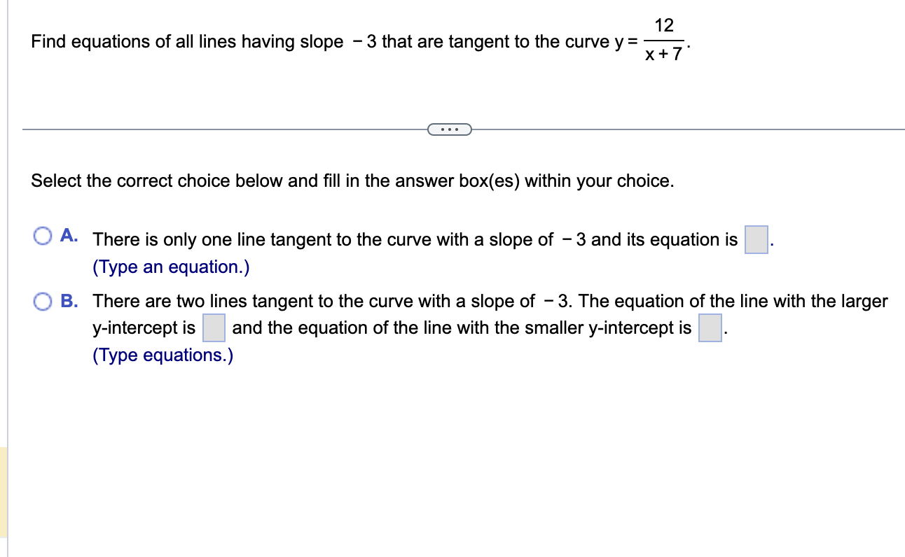 Solved Find equations of all lines having slope −3 that are | Chegg.com