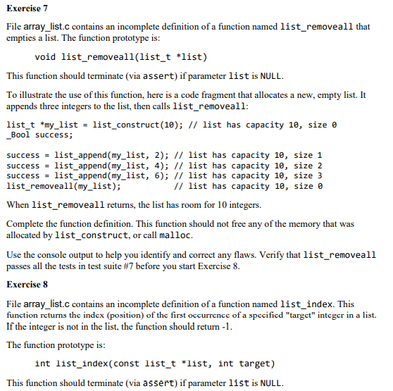 Solved this is the struct that goes with the questions | Chegg.com
