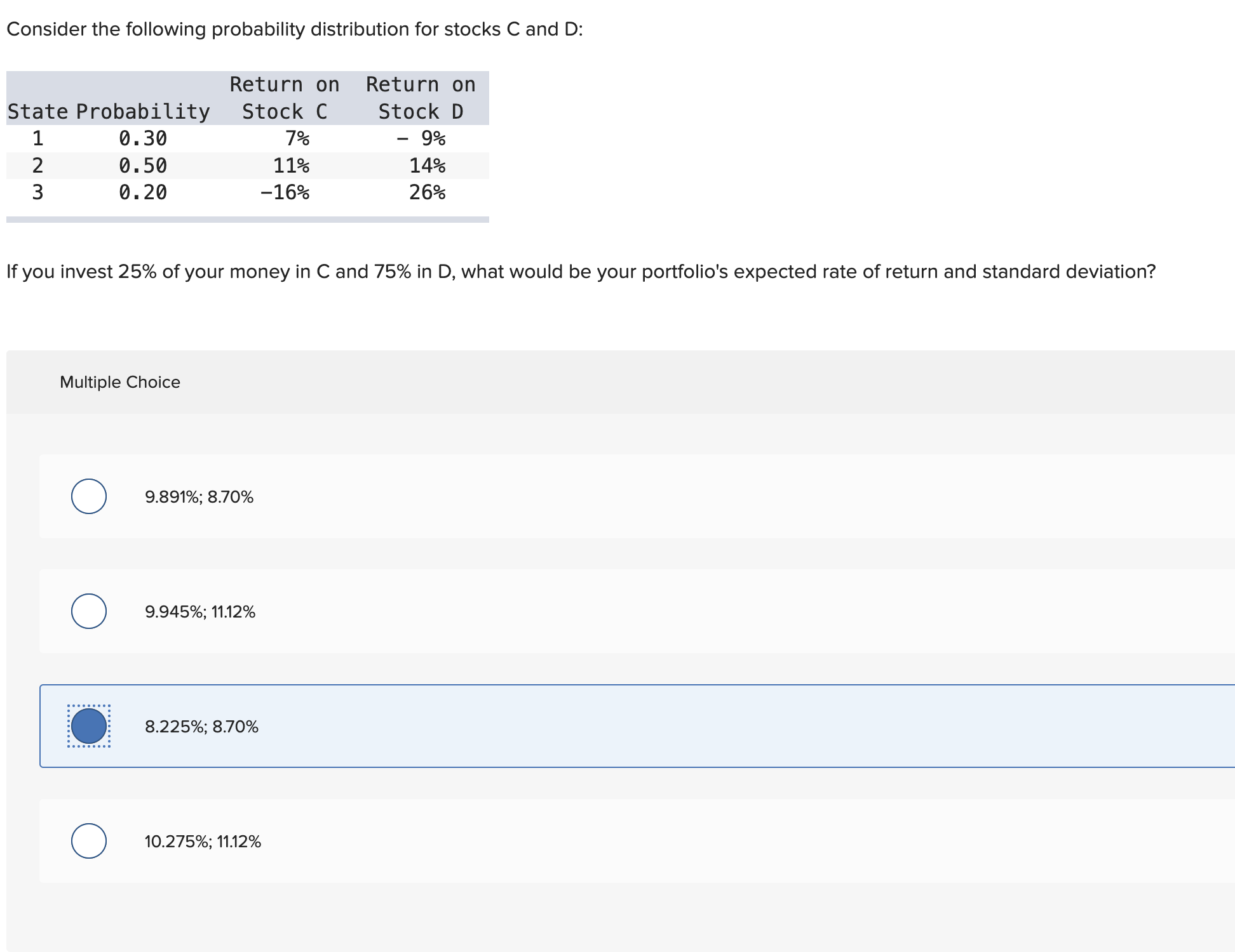 Solved Consider the following probability distribution for | Chegg.com