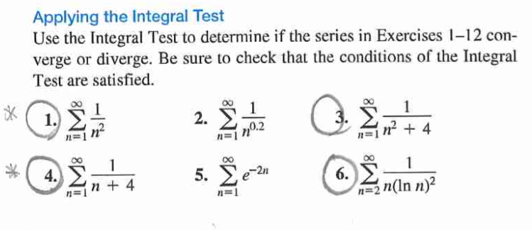 Solved Applying the Integral Test Use the Integral Test to | Chegg.com