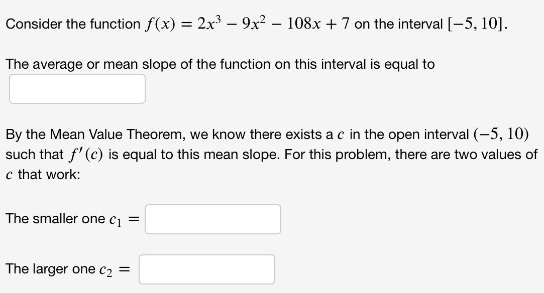 Solved Consider the function f(x)=2x2+6x+11 on the interval | Chegg.com
