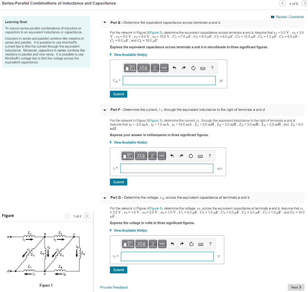 Solved M Review Constants Part A - Determine the equivalent | Chegg.com