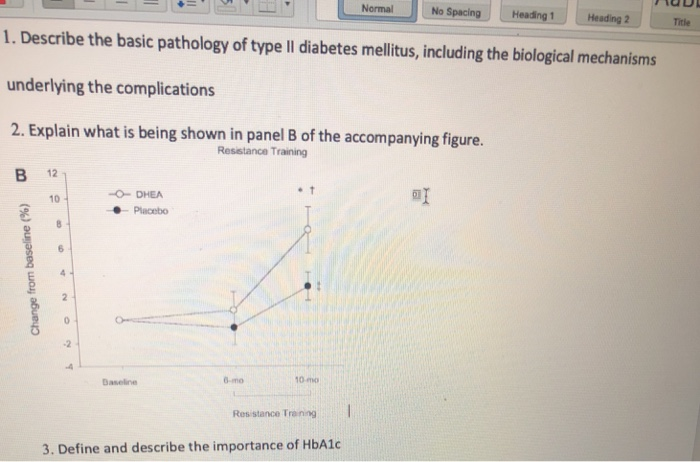 Solved Normal No Spacing Heading 1 1Heading 2 1. Describe | Chegg.com