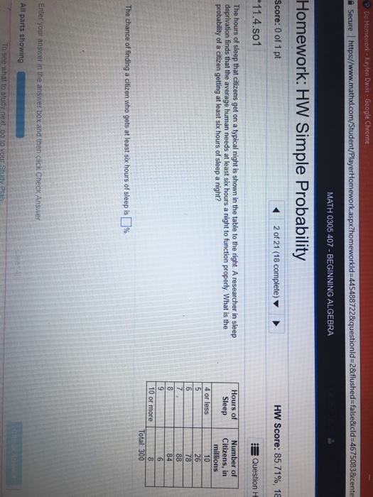 Solved ork - Kaylen Davis-Google Chrome a Secure | Chegg.com