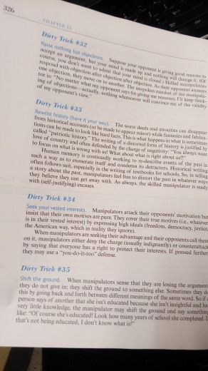 Table of Dirty Tricks For this assignment, you will | Chegg.com