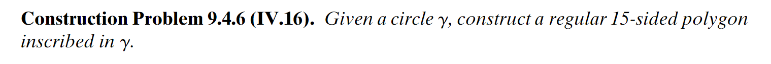 Solved 4. Complete the solution to Construction Problem | Chegg.com