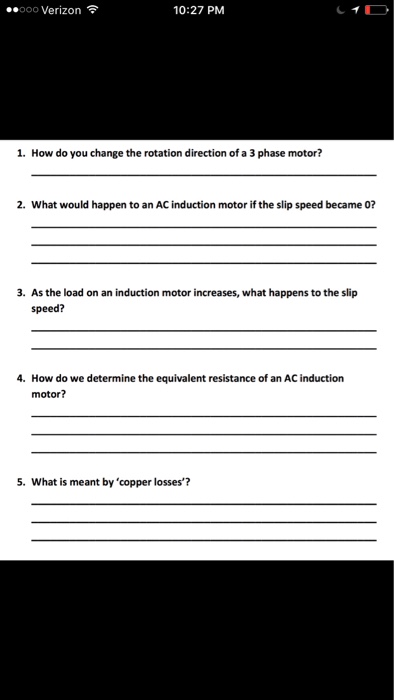 Solved How do you change the rotation direction of a 3 phase | Chegg.com