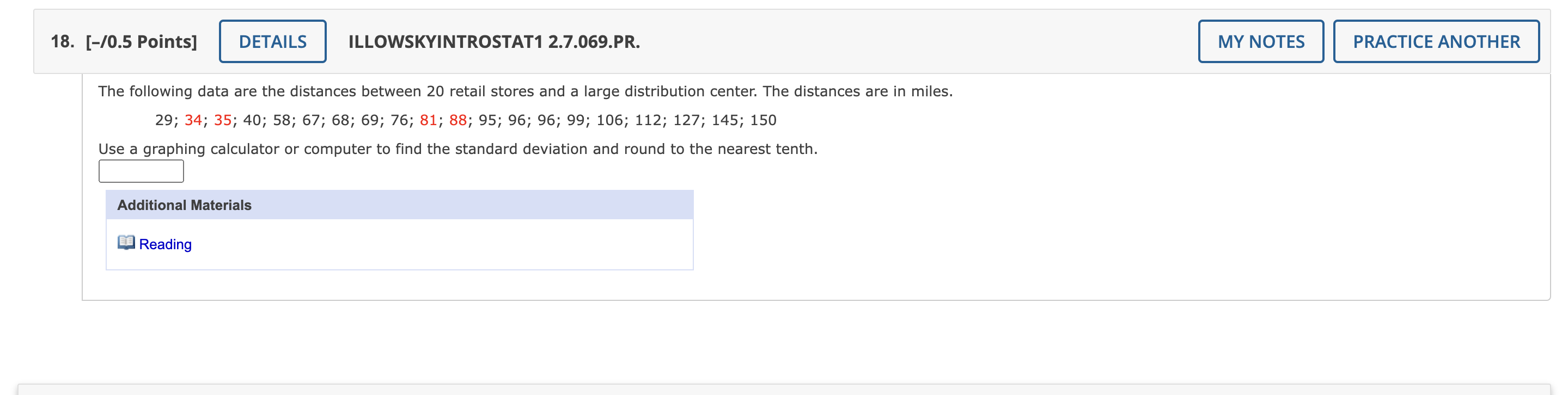 Solved 18. [-70.5 Points] DETAILS ILLOWSKYINTROSTAT1 | Chegg.com