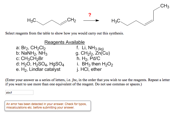 Solved Select reagents from the table to show how you would | Chegg.com