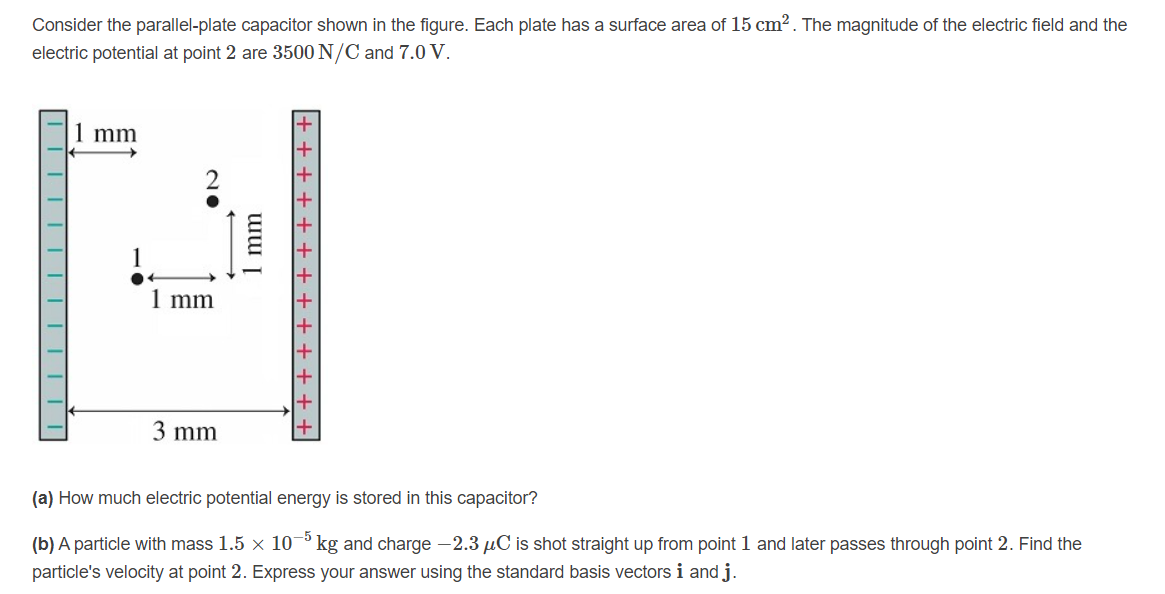 Solved Consider the parallel-plate capacitor shown in the | Chegg.com