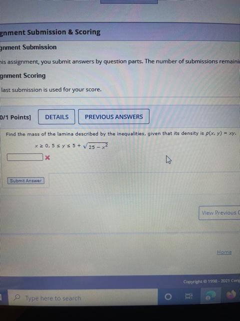 Solved gnment Submission & Scoring gnment Submission is | Chegg.com