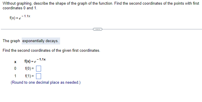 Solved Without graphing, describe the shape of the graph of | Chegg.com