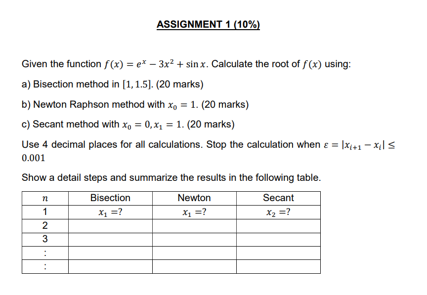 code class="asciimath">ASSIGNMENT 1 (10%) ﻿Given the | Chegg.com