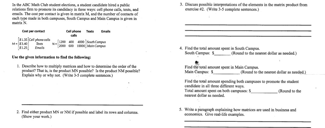 Solved In the ABC Math Club student elections, a student | Chegg.com