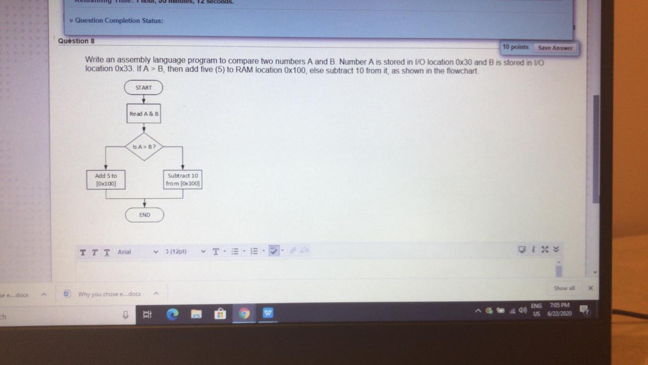 Solved oyul, omnes, 12 seconds. Question Completion Status: | Chegg.com