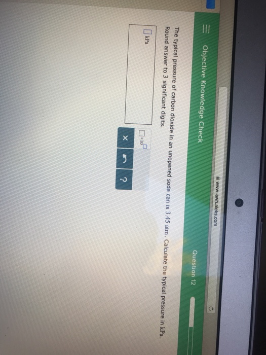 Solved Objective Knowledge Check Question 12 The typical | Chegg.com