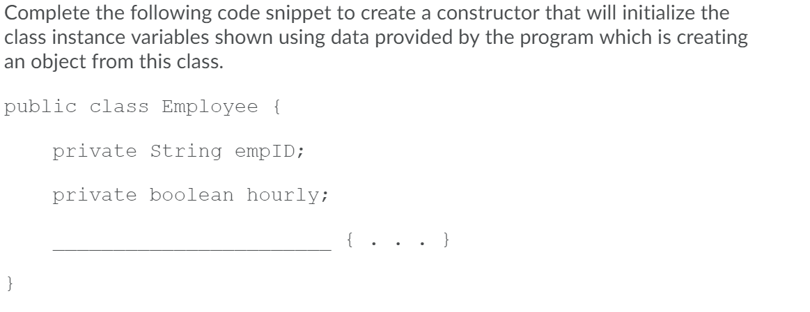 Solved Which of the following statements about a class is | Chegg.com