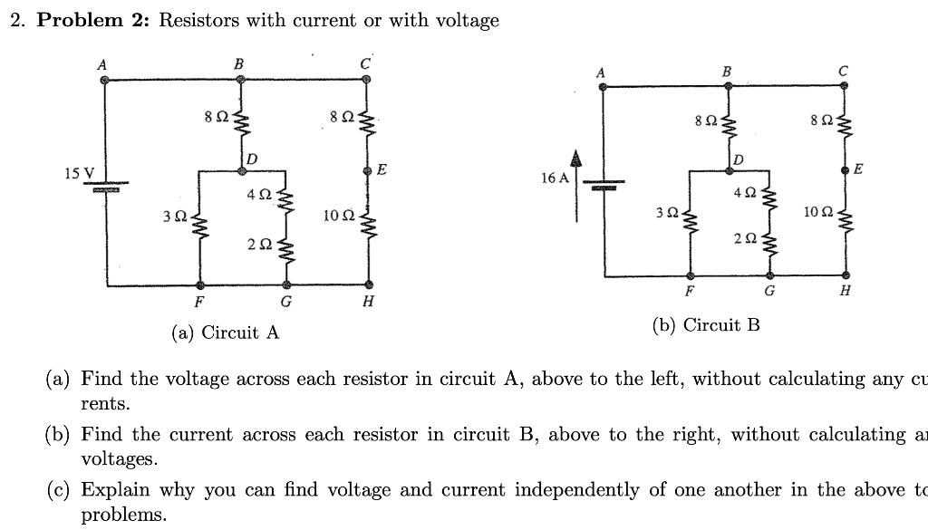 Solved 1. Probleml: Resistors and Current The circuit at | Chegg.com