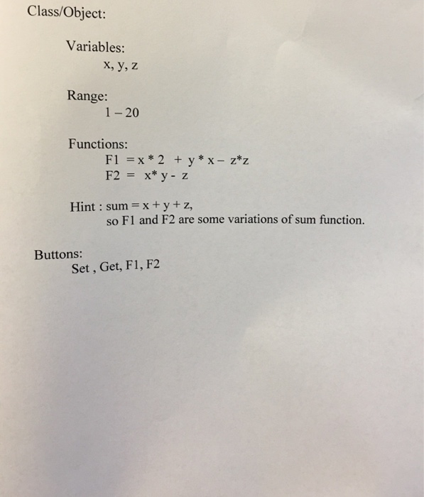 Solved C# code containing the 3 variables A | Chegg.com