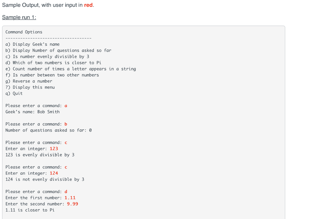 Solved Part 2: Programming (20 points) For this assignment, | Chegg.com