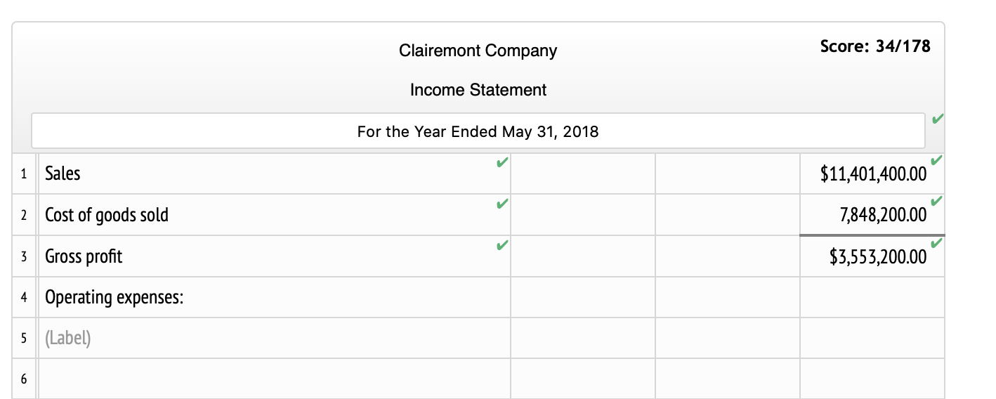 Prepare a multiple-step income statement. Be sure to | Chegg.com