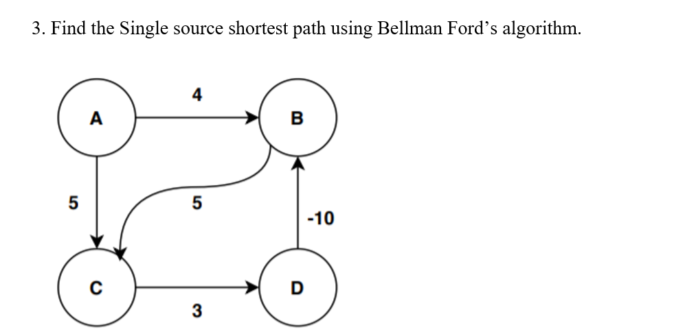 using this path to find the single source shortest | Chegg.com