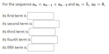 Solved For the sequence an = (-1)"17 n2 its first term is | Chegg.com