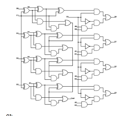Solved please highlight the critical path in this circuit, | Chegg.com