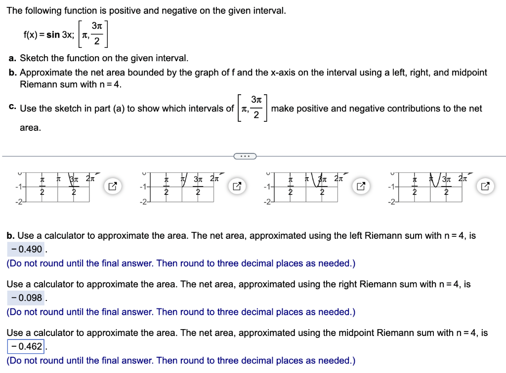 Solved solve Use a calculator to approximate the area. The | Chegg.com