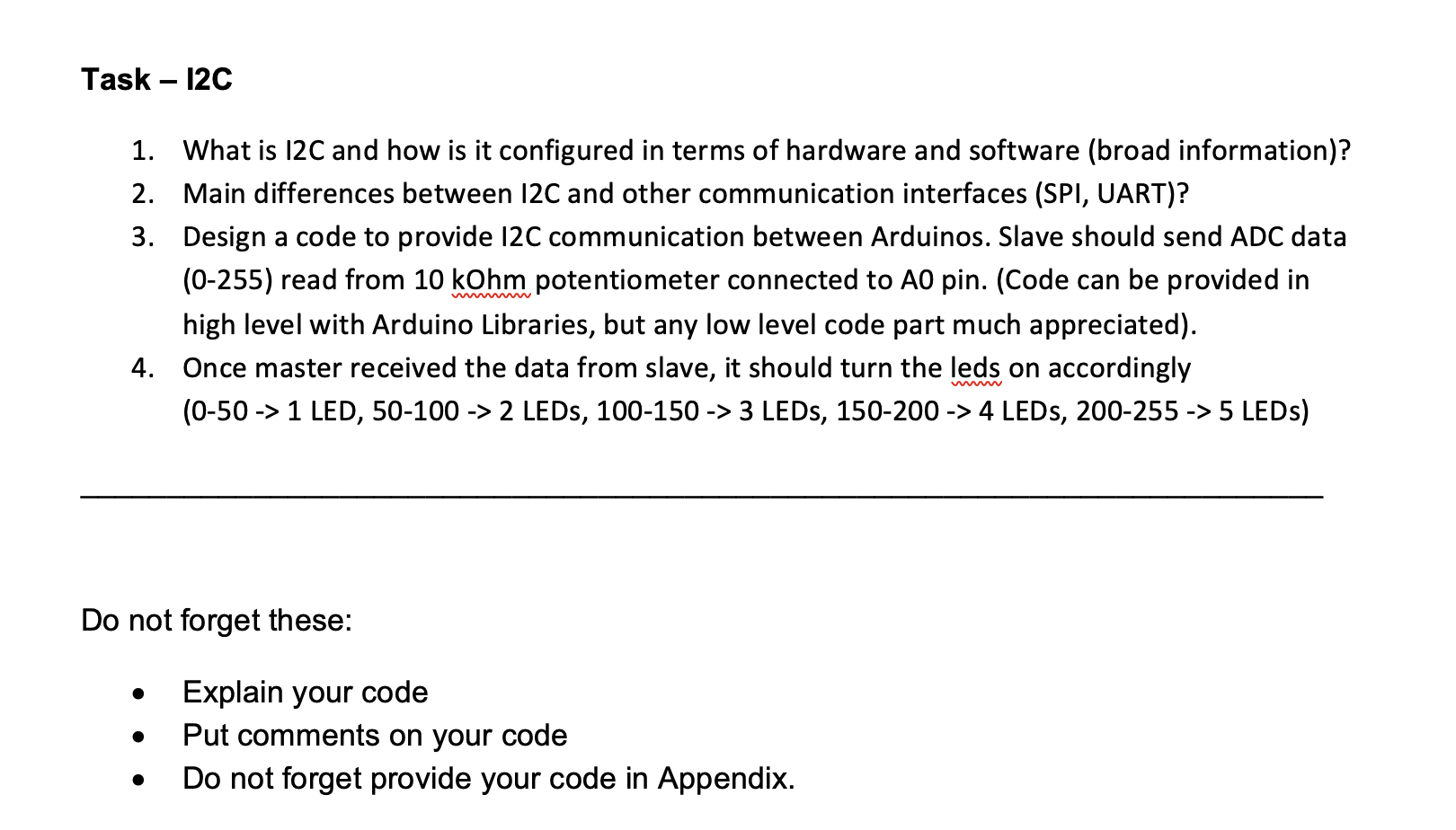 Task – 12C 1. What is 12C and how is it configured in | Chegg.com