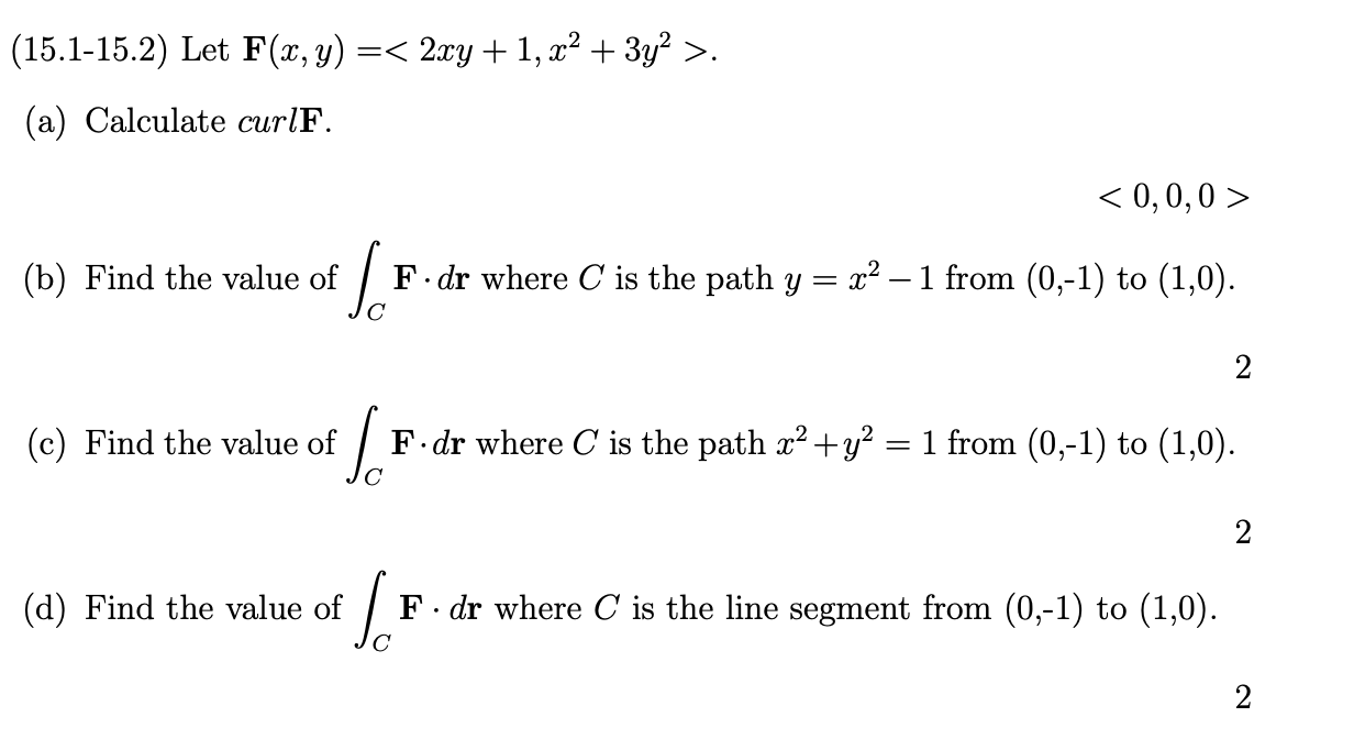 Solved Multivariable calculus. Let F(x, y)